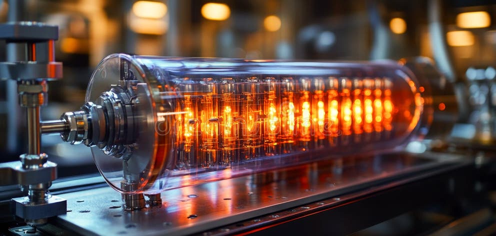 Quantum Computing Apparatus Showcasing Qubit Superposition and ...