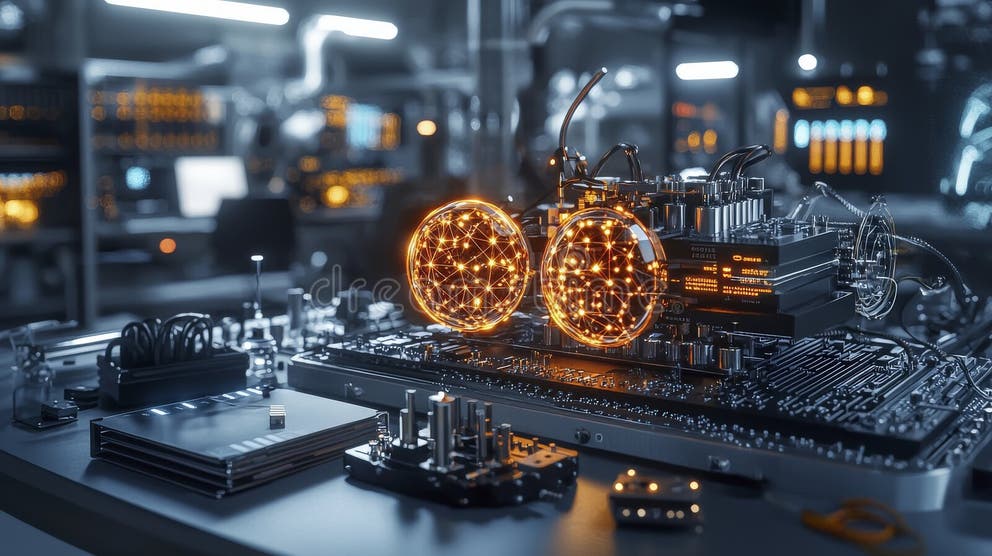 Quantum Computing Breakthroughs High-tech Lab Innovations Modern ...