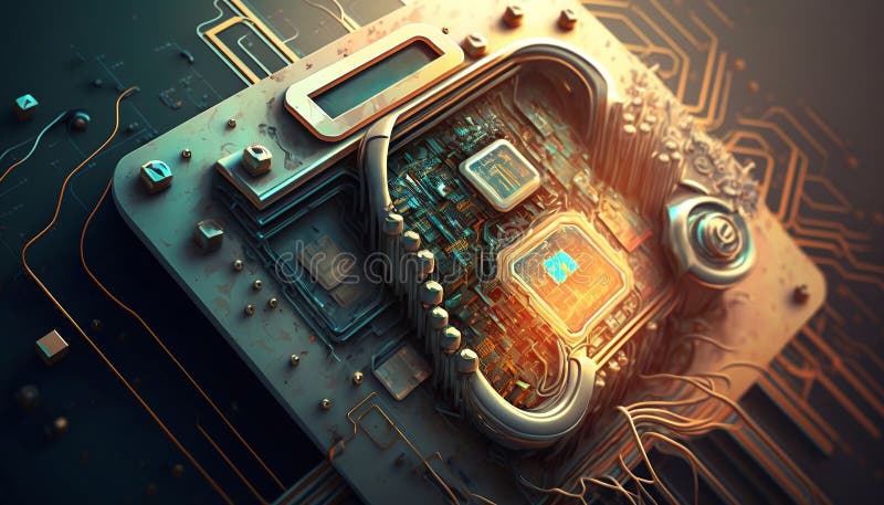 Quantum Computing Circuit with Abstract Futuristic Design. Stock ... Quantum Computing Circuit with Abstract Futuristic Design. Stock ...