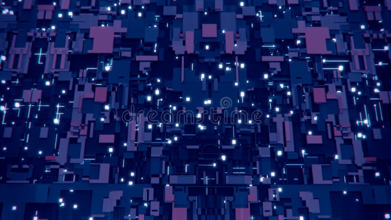 Quantum computing concept. stock footage. Video of abstract - 113617078