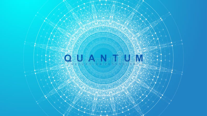 Quantum Computing Concept. Deep Learning Artificial Intelligence Stock ...