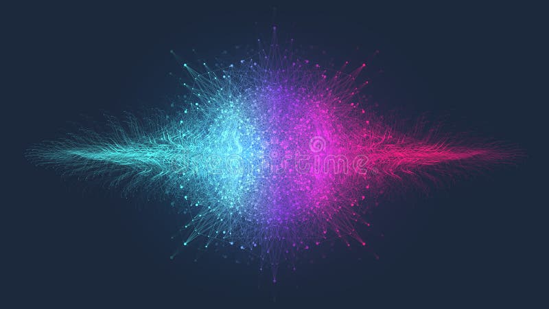 Quantum Computing Concept. Deep Learning Artificial Intelligence Stock Vector - Illustration of ...