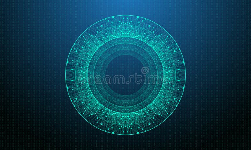 Quantum Computing Concept. Deep Learning Artificial Intelligence Stock ...