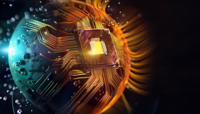 Consumer Future and Technology Concepts: Quantum Computing Concept ...