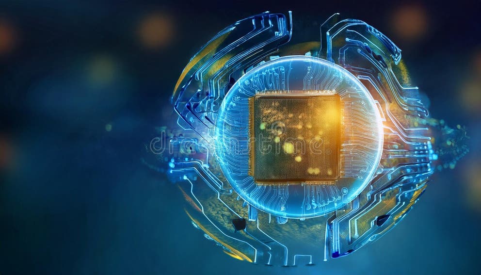 Consumer Future and Technology Concepts: Quantum Computing Concept ...