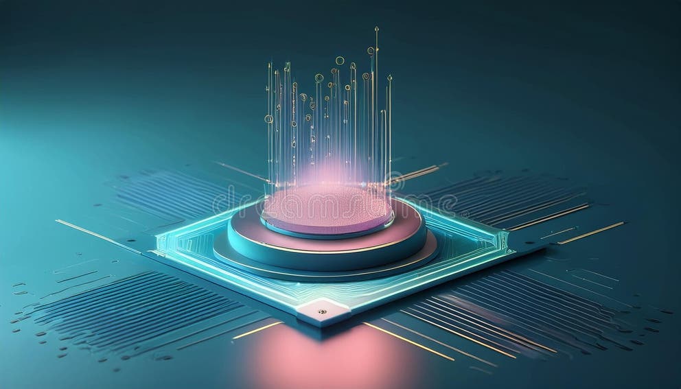 Consumer Future and Technology Concepts: Quantum Computing Concept ...