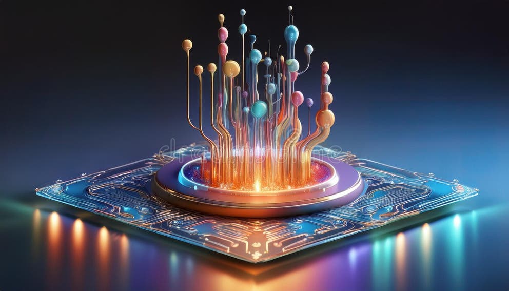 Consumer Future and Technology Concepts: Quantum Computing Concept ...