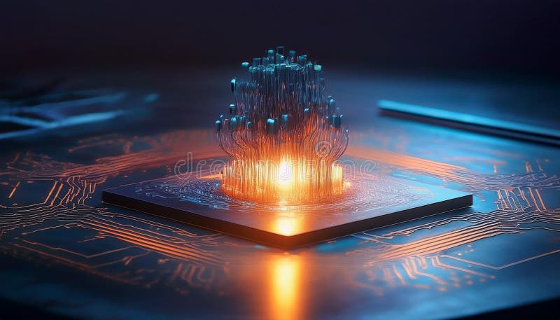 Consumer Future and Technology Concepts: Quantum Computing Concept ...