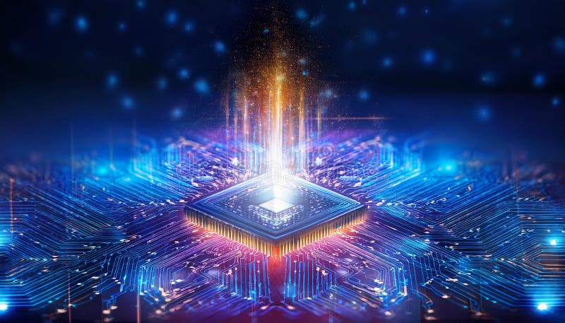 Consumer Future and Technology Concepts: Quantum Computing Concept ...