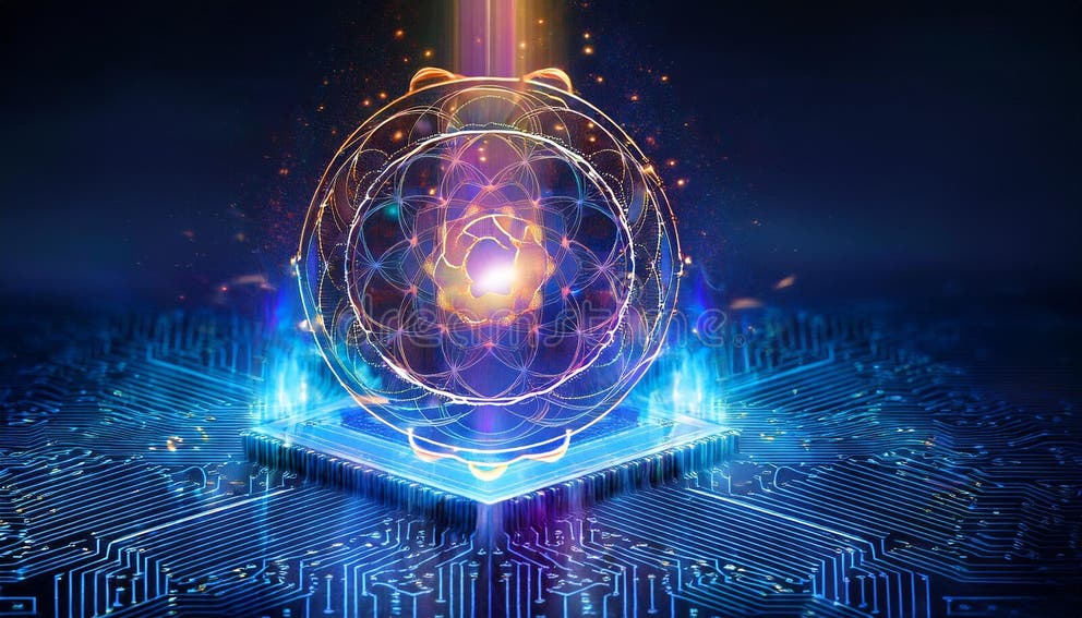 Consumer Future and Technology Concepts: Quantum Computing Concept ...