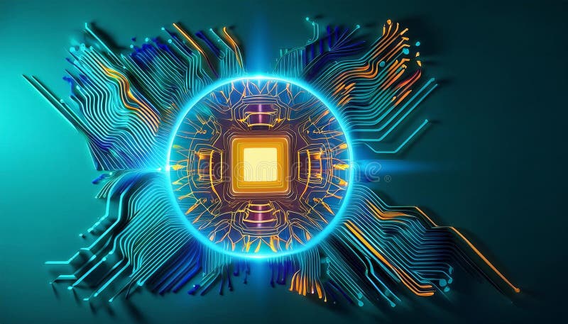 Consumer Future and Technology Concepts: Quantum Computing Concept ...