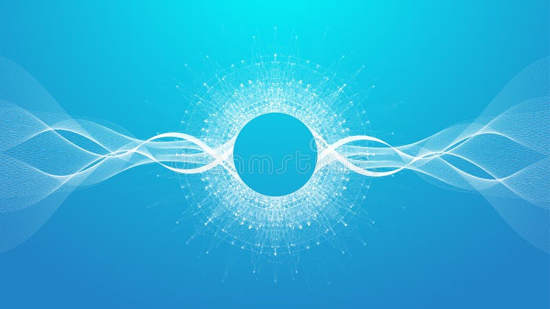 Quantum Computing Concept Illustration. Deep Learning Artificial ...