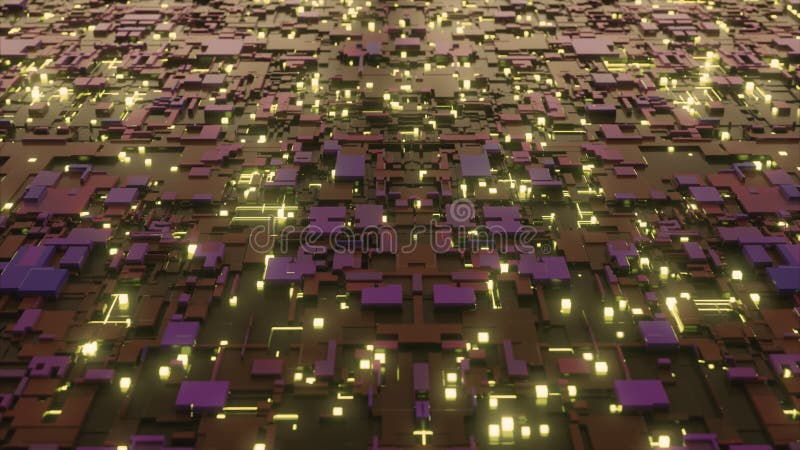 Quantum computing concept. stock footage. Video of abstract - 113617078