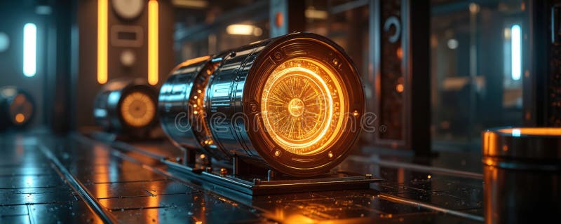 Quantum Computing Core Glows in Sophisticated High Tech Facility with ...