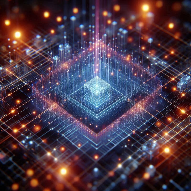 Quantum Computing Data Stream. Blockchain Matrix Stock Illustration ... Quantum Computing Data Stream. Blockchain Matrix Stock Illustration ...