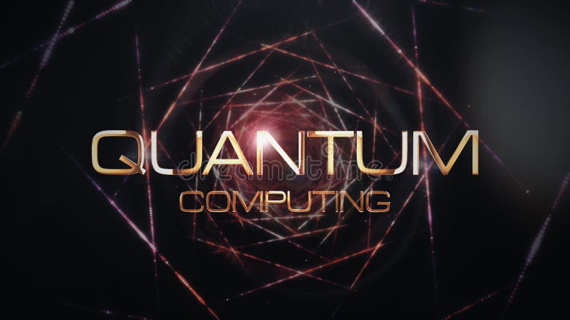 Quantum computing concept. stock video. Video of creativity - 113617079
