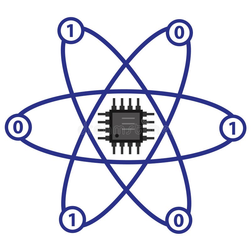 White Icon Quantum Computing Stock Illustrations – 68 White Icon ...