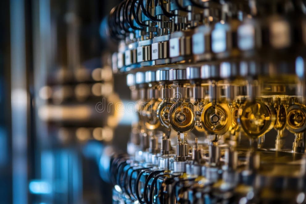 Quantum Computing Interior stock image. Image of energy - 382327033