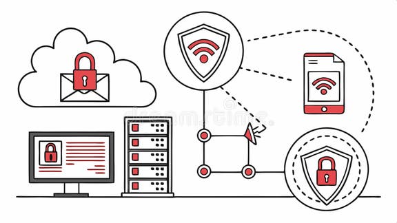 Quantum Computing Network, Advanced Technology, Quantum Information and Future Tech Vector ...