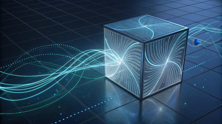 Futuristic Quantum Computing Processing Data Complex Algorithms Stock Photos - Free & Royalty ...