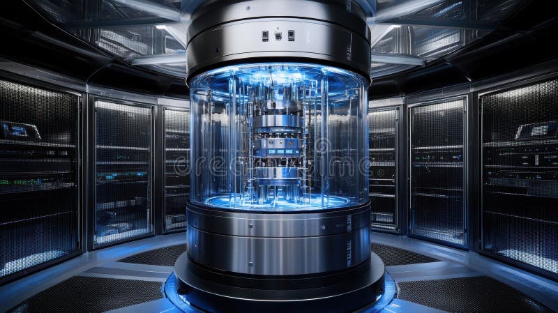 Quantum Computing Server: the Future of Technology Development Stock ...