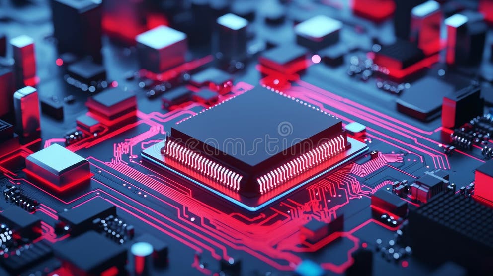 A Quantum Computing System with Electronic Cyber Brains, Stock ...