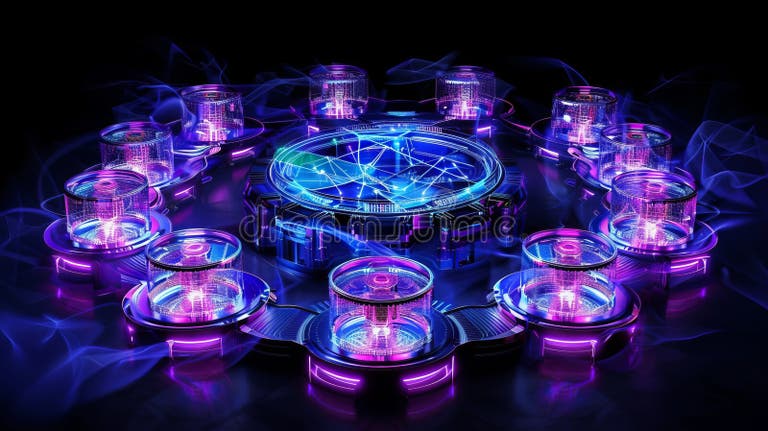 Technology Quantum Computing System Stock Illustrations – 7,478 Technology Quantum Computing ...