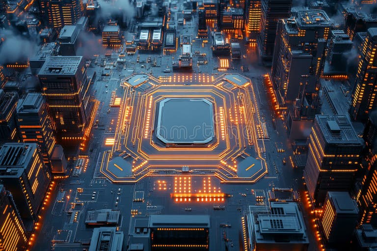 401 Background Quantum Computing System Processor Electronic Circuit ...