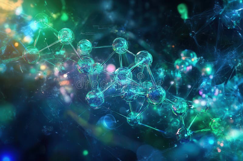 Quantum Computing Transforming Connections in a Futuristic World Stock ...