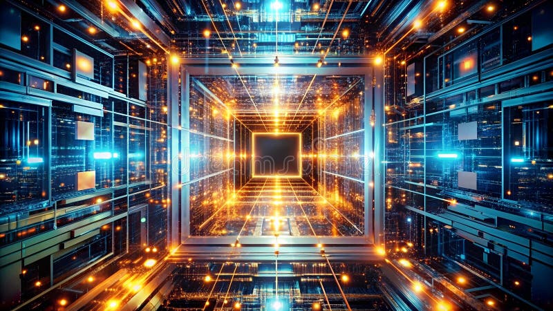 Quantum Computing Unlocking the Secrets of the Universe Generative AI Stock Illustration ...