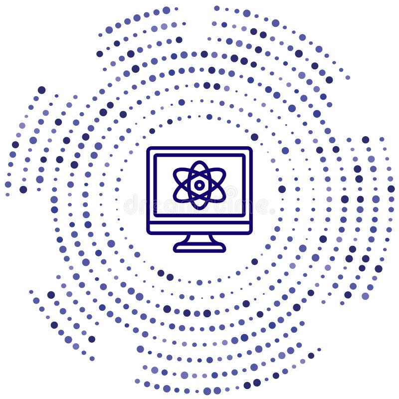 Quantum Computing Vector Icon. Quantum Computing Editable Stroke Stock ...