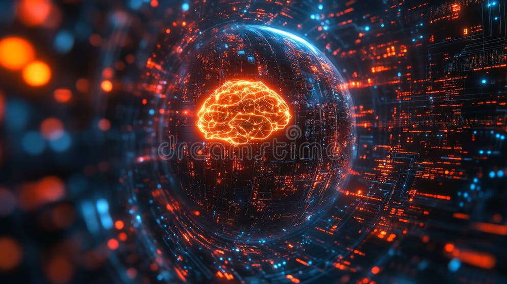 Quantum Computing Visual Representation Highlighting Qubits ...