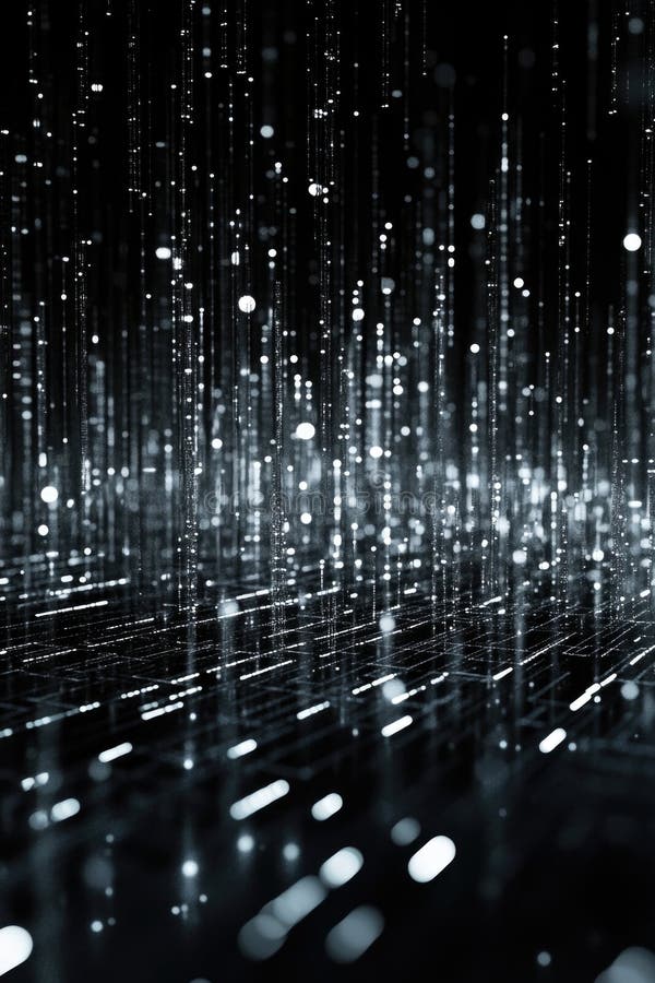 Quantum Connectivity Abstract Digital Artwork Stock Image - Image of ...