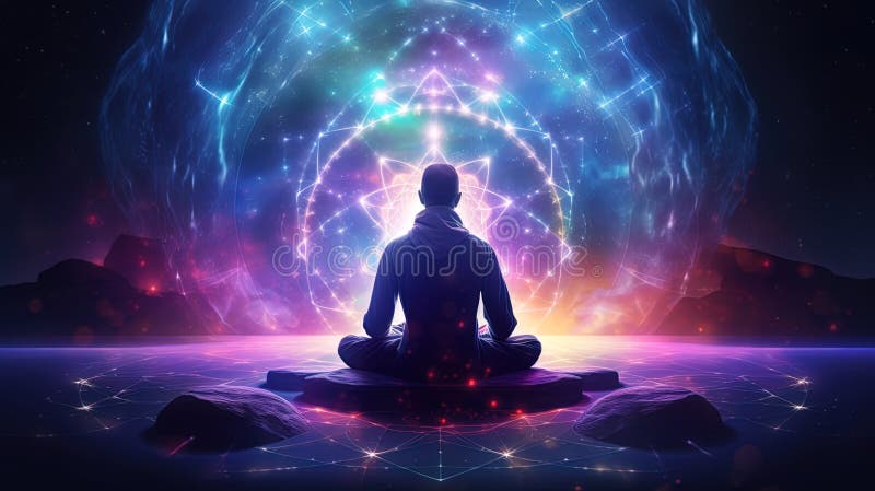 Quantum Elements Connect with Meditation in the Graphic Image ...