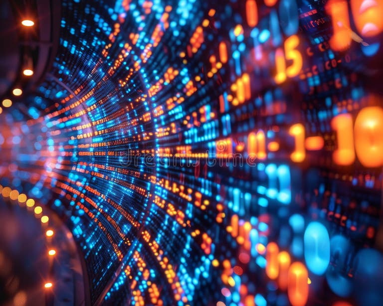 Quantum Encryption Protecting Sensitive Data from Hackers Stock ...