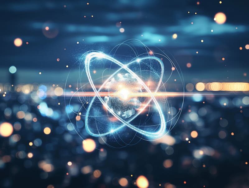 Quantum Energy and Particle Physics Concept Stock Image - Image of ...