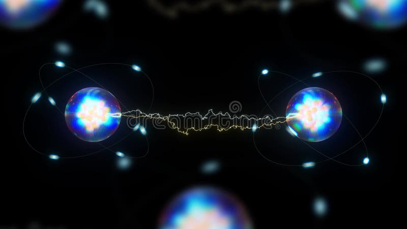 Quantum Entanglement Atom V1 Stock Video - Video of mesmerizing ...