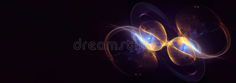 Quantum Entanglement, Scientific Technology Abstract Concept. AI ...