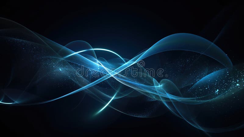 Quantum Entanglement, Scientific Technology Abstract Concept. AI ...