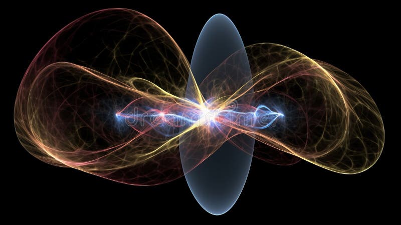 Quantum Entanglement, Scientific Technology Abstract Concept. AI ...