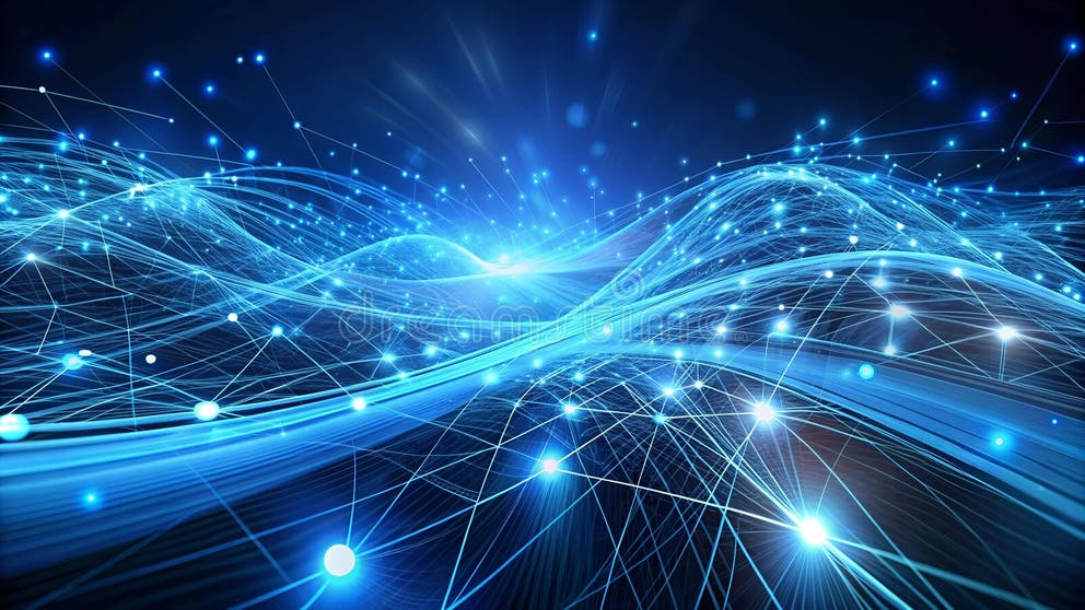 Quantum Entanglement: a Symphony of Data Flow AI Generated Stock ...