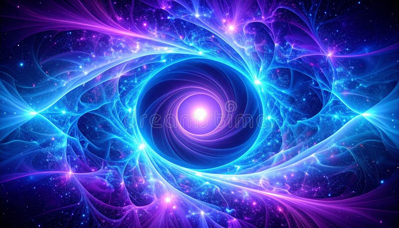 Quantum Foam Texture, Copyspace in the Middle. Generated Image Stock ...