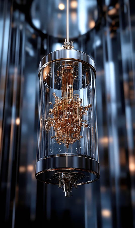 Quantum Laboratory Featuring Advanced Cryogenic Systems Stock Photo ...