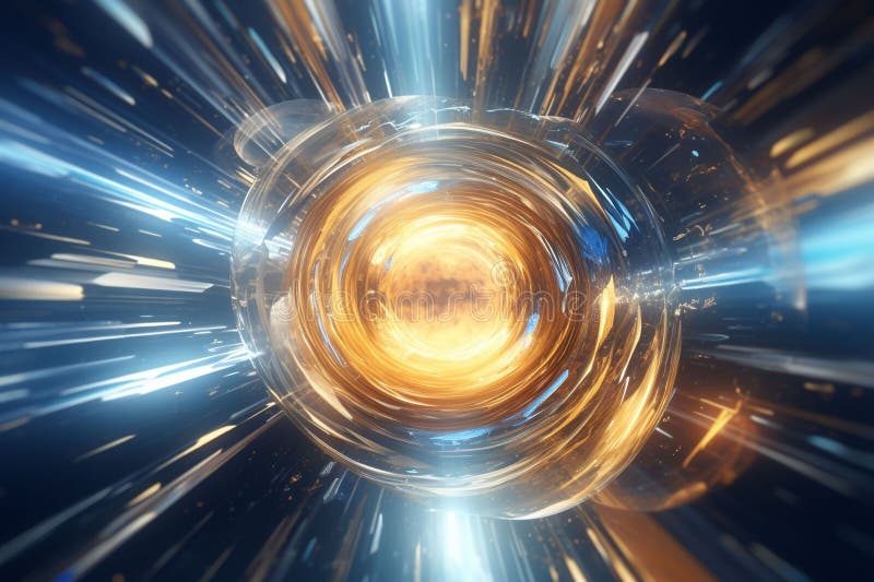 Quantum Leap through Abstract Dimensions Where Stock Illustration ...