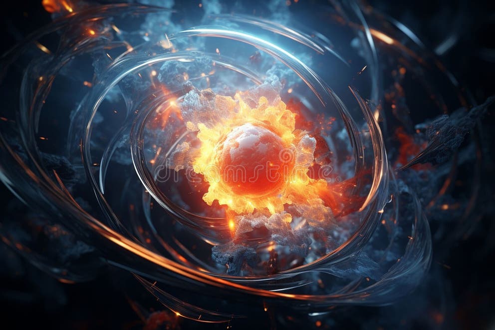 Quantum Leap through Abstract Dimensions Where Stock Illustration ...