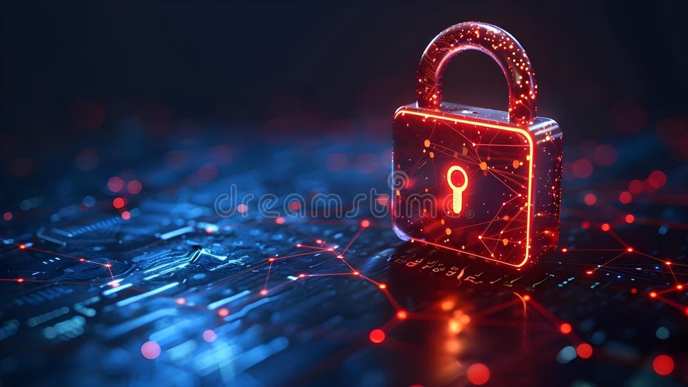 Quantum Lock: Cybersecurity S Future. Concept Cybersecurity Trends ...