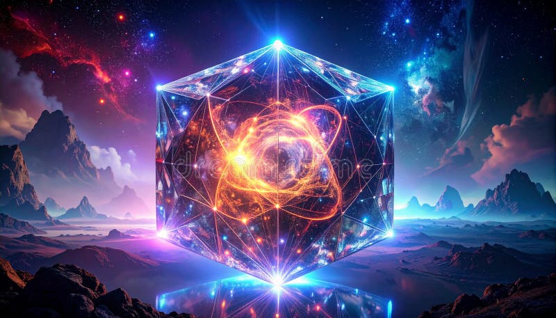 Quantum Lock Encryption Device . Artificial Intelligence Concept ...