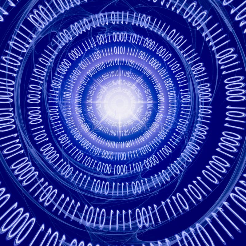 Quantum Mechanics Meets General Relativity. Stock Illustration ...