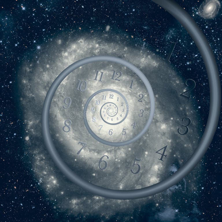 Quantum Mechanics Meets General Relativity. Stock Illustration ...