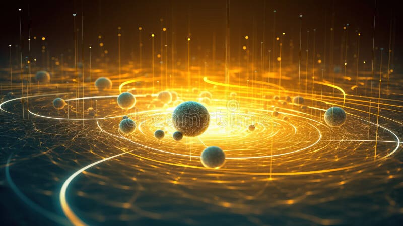 Quantum Mechanics, Scientific Concept of Modern Physics. AI Generated ...